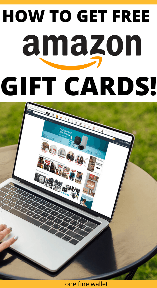 free amazon gift cards - One Fine Wallet