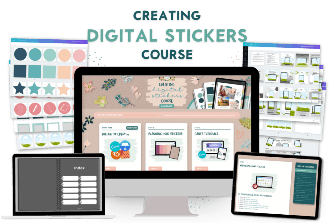 How to Make Digital Stickers to Sell on Etsy - One Fine Wallet